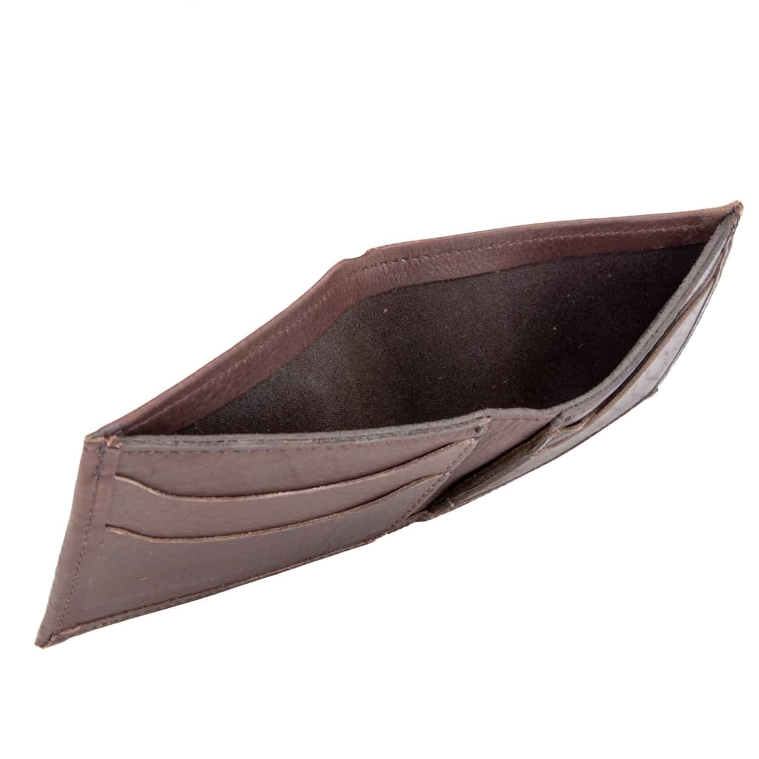 Buffalo Leather Wallet is handmade from bison leather and tanned for ...