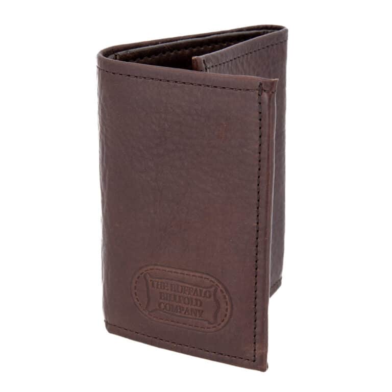 Buffalo Leather Wallet is handmade from bison leather and tanned for ...