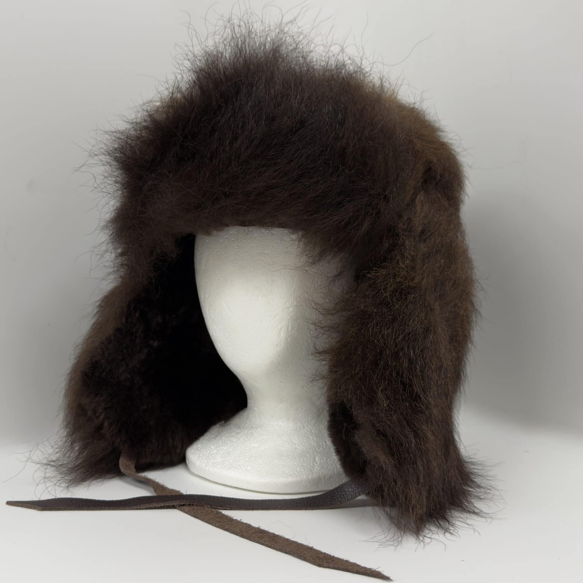 Stay Warm In Traditional Style | Buffalo Fur Trapper Hat - Pick Your ...