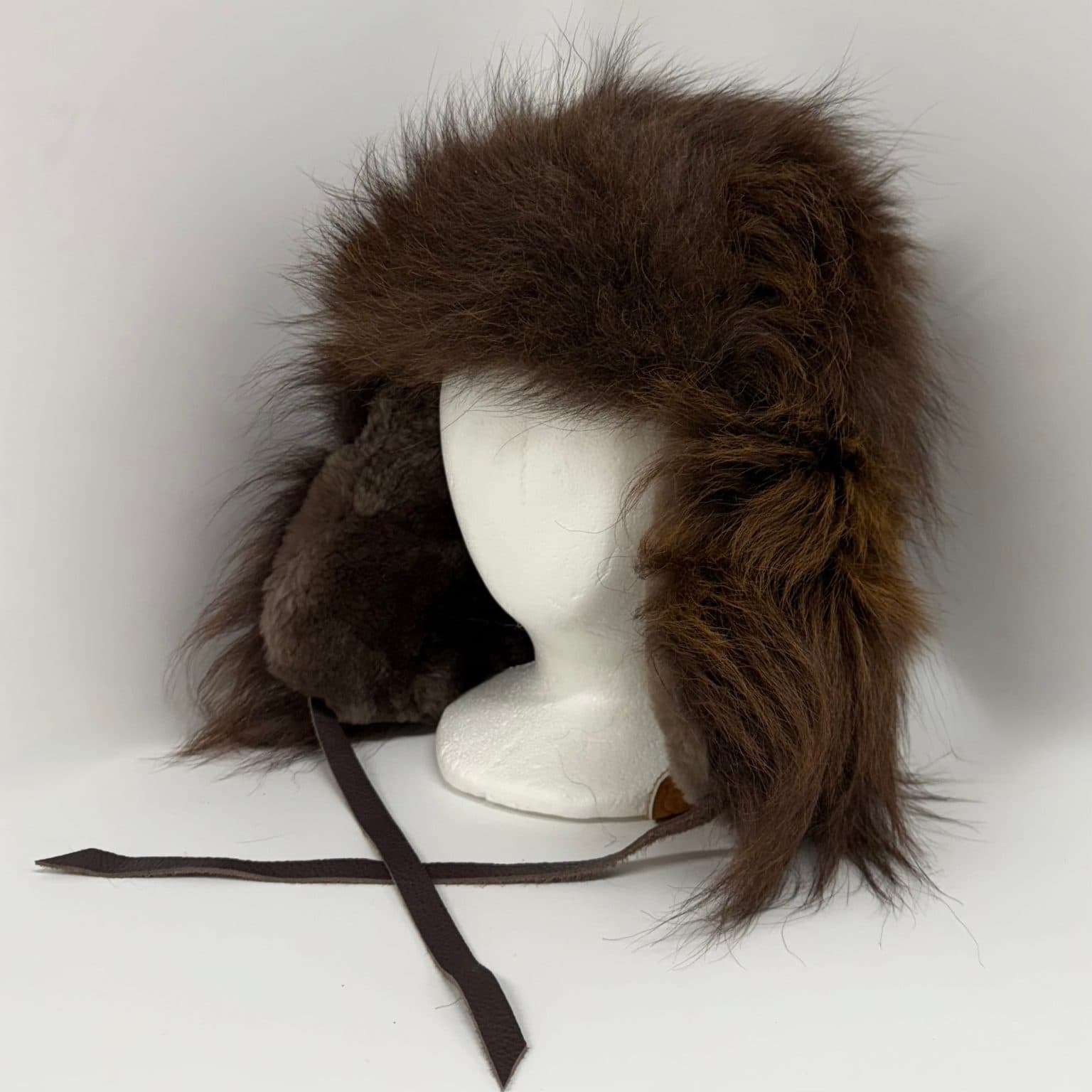 Stay Warm In Traditional Style | Buffalo Fur Trapper Hat - Pick Your ...